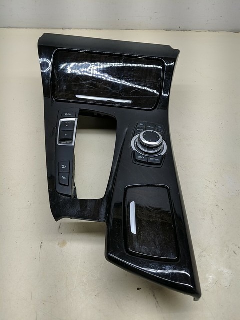 2011 BMW 535i Center Console Cup Drink Holder 51169206374 Wood Grain ...