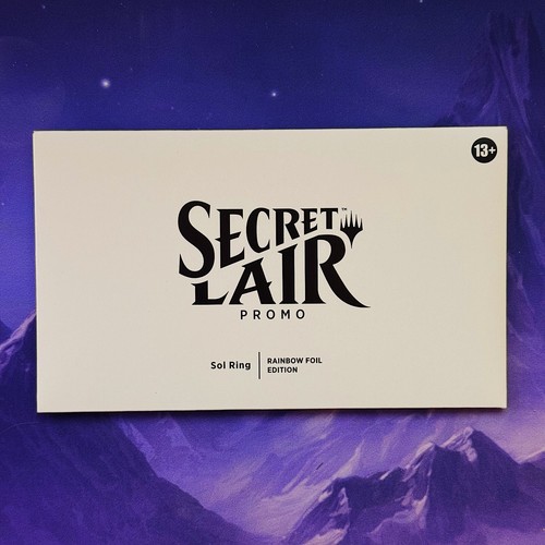 RAINBOW FOIL Sol Ring Promo Secret Lair MTG Winter Superdrop 2025 ...