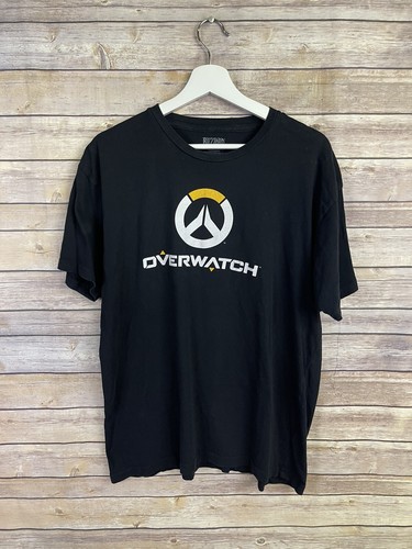 Blizzard by JINX Large Overwatch Tee Shirt 2 Sided Graphic Tee Black ...