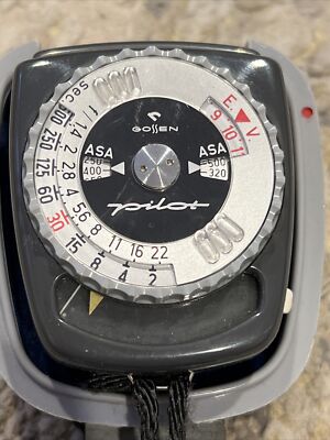 Vintage Gossen Pilot 2 Pocket Light Meter West Germany w/ Case Works ...