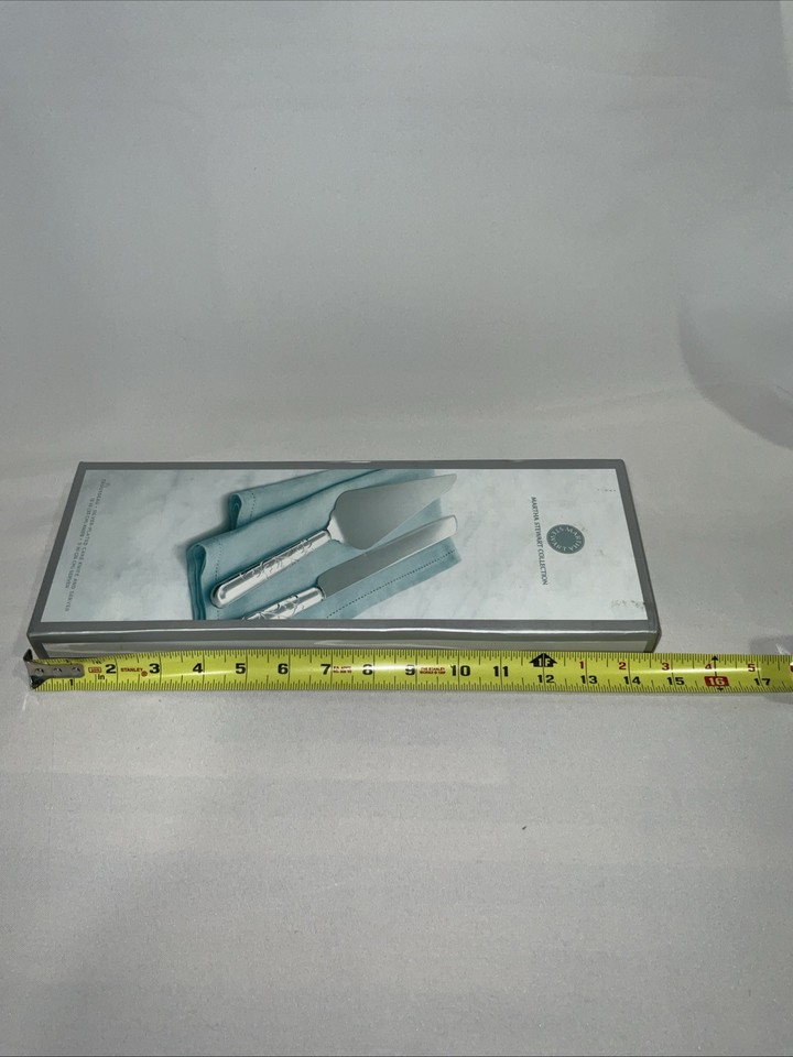 Martha Stewart Collection Silver Plated 2 Piece Cake Server Set | eBay