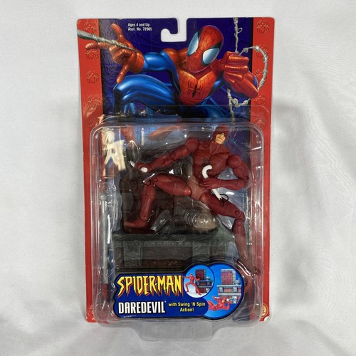 Marvel DareDevil Figure with Swing 'N Spin Action ToyBiz 2003 Spider ...