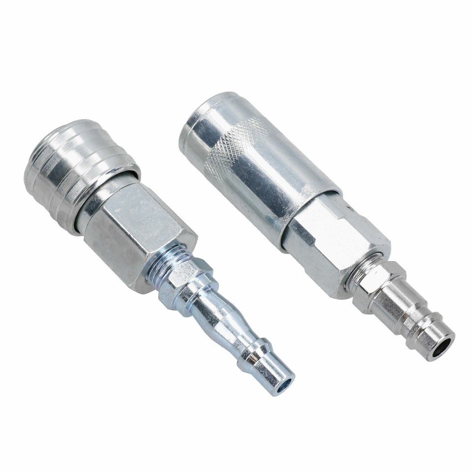 Euro & PCL Air Fitting Converter Adapter Airline Hose Quick Release 4pk ...