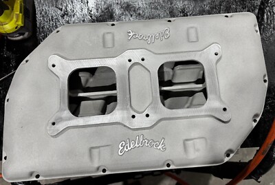 EDELBROCK 426 HEMI 2 X 4 BBL INLINE INTAKE RAT ROAST, CUDA,Charger,GTX ...