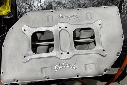 EDELBROCK 426 HEMI 2 X 4 BBL INLINE INTAKE RAT ROAST, CUDA,Charger,GTX ...