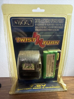 Nikko 1372 Twist N Turn 7.2V Compact Battery Pack and Charger - New | eBay