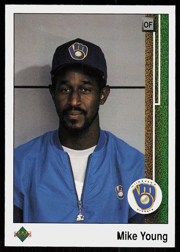 1989 Upper Deck Mike Young Milwaukee Brewers #649 | eBay