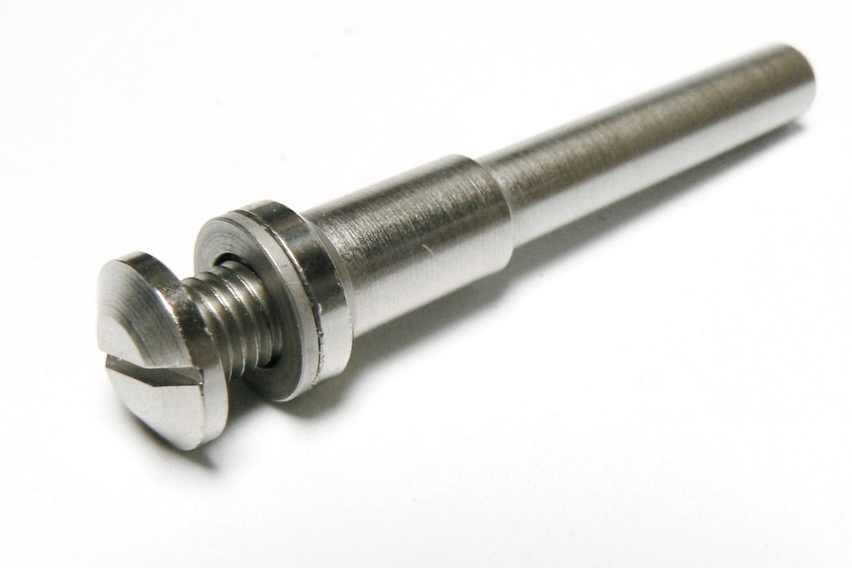 Screw Type Mandrel Arbor 1/4" Shank & Screw Head Wheel Disc Holder A ...