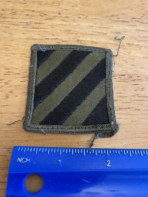 US Army 3rd Infantry Division Patch Subdued INV5643 | eBay