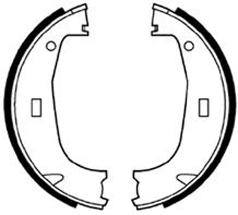 Hand Brake Shoes Set Rear Intupart Fits BMW 3 Series 1991-2000 Z3 1997 ...