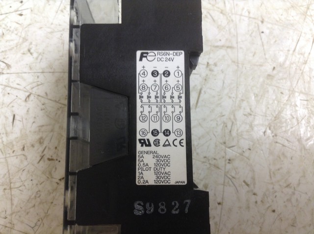 Fuji Electric Rb105-de Rs6n-dep Dc24v DC 24v Relay Rs6ndep With 4 ...