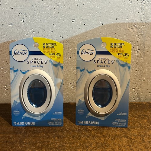 Febreze Small Spaces Linen & Sky Scent 2 Single Packs | eBay