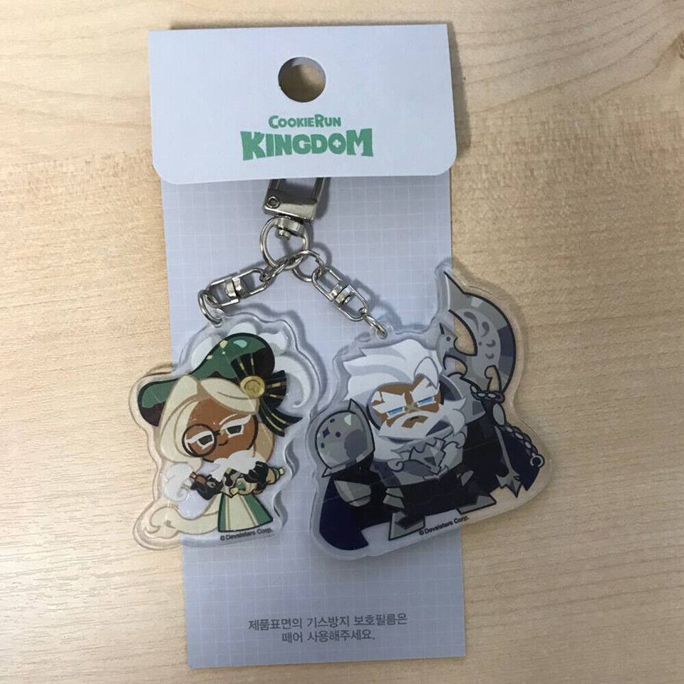 Cookie Run Kingdom Keychain Keyring/Sea Fairy Herb HollyBerry Vampire ...