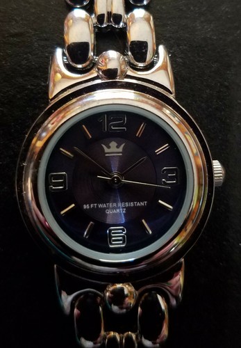 SEMPRE Watch Silver Blue face Water Resistant Never worn | eBay