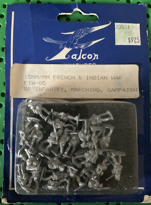 Falcon 15mm 7 Years War French & Indian War British Infantry Marching ...