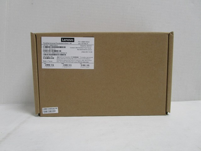 Lenovo ThinkPad Thunderbolt 4 Workstation Dock - Black/Red, US Plug ...