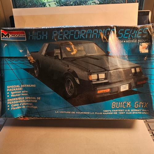 VINTAGE MONOGRAM BUICK GNX HIGH PERFORMANCE SERIES 1/24 SCALE MODEL KIT ...
