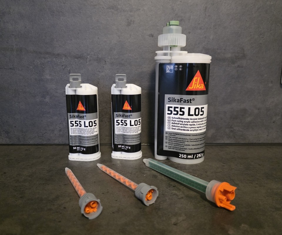 SikaFast 555 L05 SIKA 2 x 50ml, 1 x 250ml Inkl Statikmischer | eBay