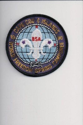 1990 Cape Cod & Islands World Freedom Spring Camporee patch | eBay
