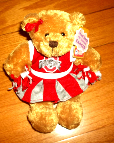 Ohio State University Cheerleader Plush Teddy Bear - NWT | eBay