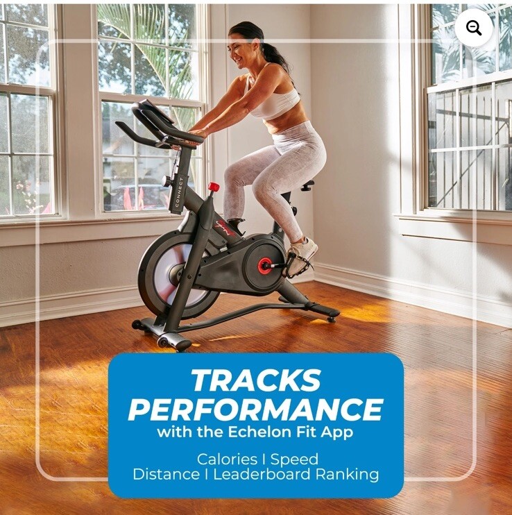Echelon Connect Sport Indoor Cycling Exercise Bike, 40+ Daily Live ...