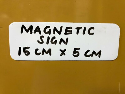 MAGNETIC PALLET RACKING WHITEBOARD LABELS. (PACK of 100) 15CM x 5CM ...