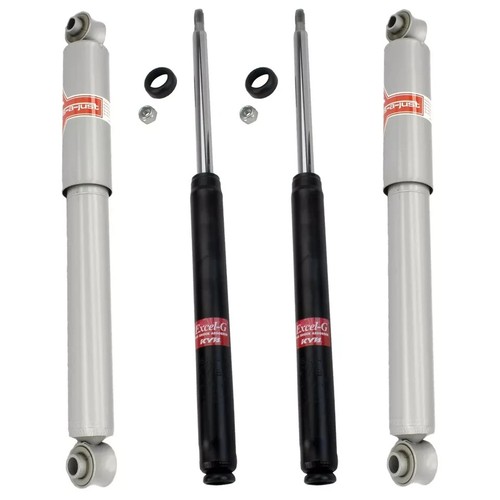 KYB Front Gas Strut Cartridges & Rear Shock Absorbers Set For Porsche ...