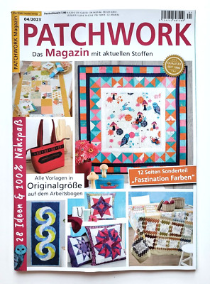 Patchwork Magazin 4/2023 Das Magazin mit aktuellen Stoffen . 1A | eBay.de