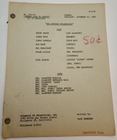 THE BEVERLY HILLBILLIES / Paul Henning 1962 TV Script "Jethro Goes to ...