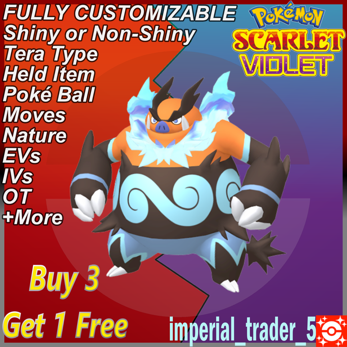 Pokemon Emboar Type