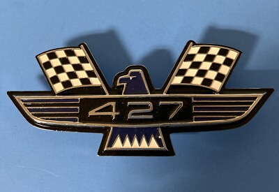 427 Eagle Bird Fender Emblems -blue/silver | eBay