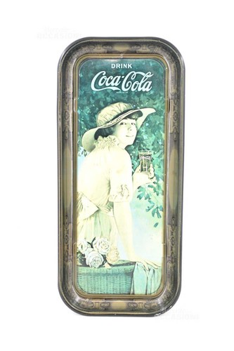 Tray IN Tin Rectangular Vintage Coca Cola Drink Green 18 7/8x8 11/16in ...