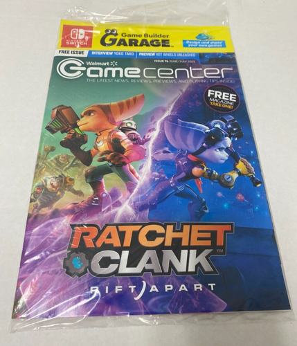 Gamecenter Walmart Magazine Issue 76 JUN/JUL 2021 RATCHET & CLANK Rift ...