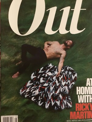 RICKY MARTIN. Out Magazine. July 2020. | eBay