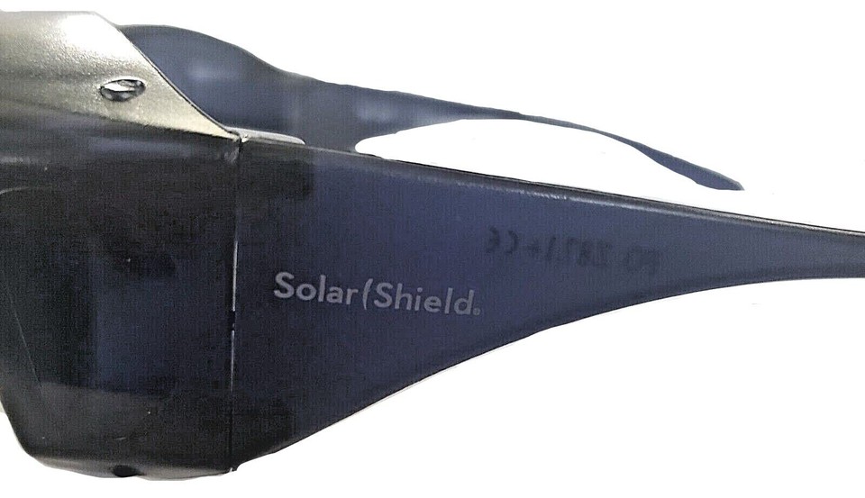 Solar Shield Fits-Over SS Polycarbonate II Smoke Sunglasses | eBay