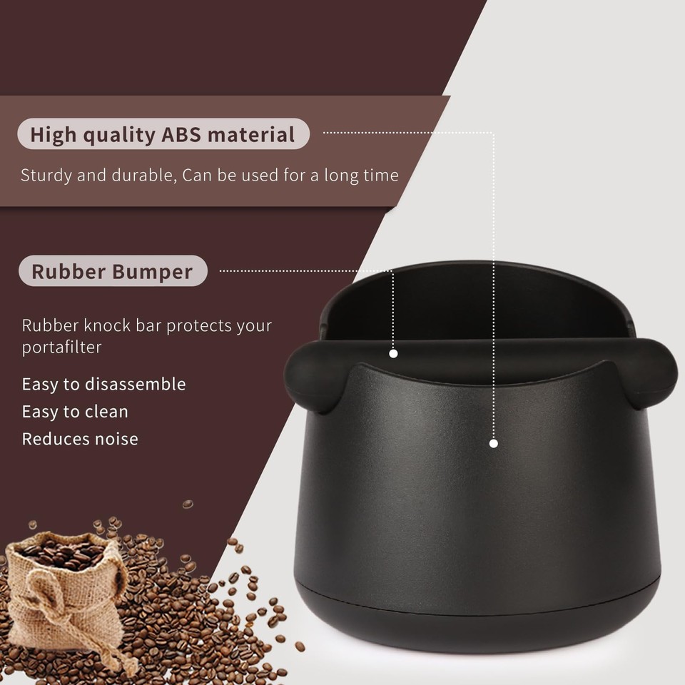 Knock Box Large Capacity Design Espresso Knock Box Tamping Mat Espresso ...