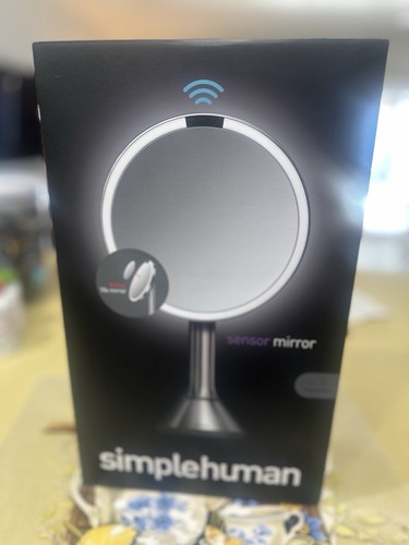 Simplehuman ST3200 Round Sensor Mirror w/ 5x and 10x Magnification - New | eBay