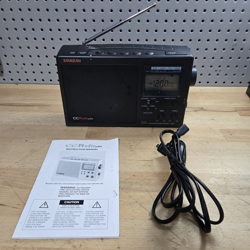 SANGEAN CC Radio Plus Survival Radio WX-AM/FM/TV/Weather Radio Alert ...