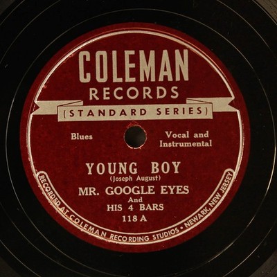 MR. GOOGLE EYES: young boy / poppa stoppa's be bop blues COLEMAN Single ...
