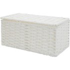 Nitori 8530554 Mini Storage Box with Lid White Width 9.5 x Depth 4.6 x ...