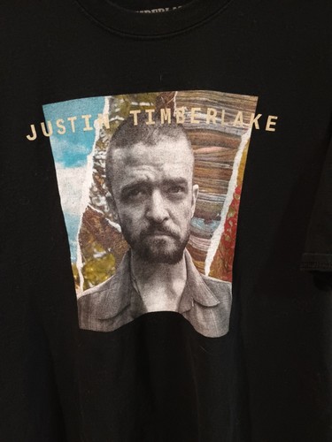 Justin Timberlake Man Of The Woods Tour T-Shirt XXL 100% Cotton Black ...