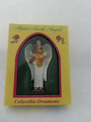 Sang The Teddy Bear Angel Pipka's Earth Angels Ornament #11510 - MIB | eBay