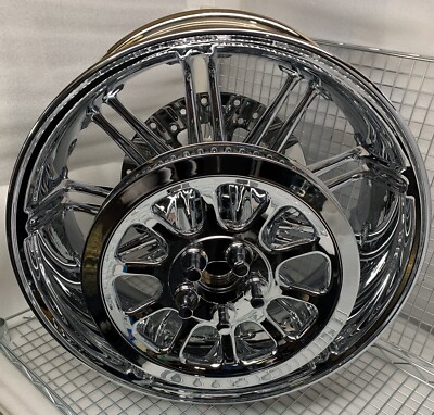 Harley Breakout Rear Mag Wheel 2013-24 OEM Custom 10 SPOKE RIM CHROME ...