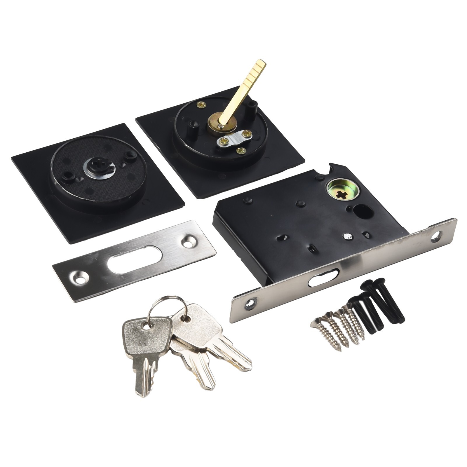 Embedded Key Operated Door Lock Sturdy Material Resistant to Corrosion ...