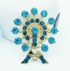 Blue FERRIS WHEEL Rhinestone CIRCUS Amusement Park Eiffel Tower ...