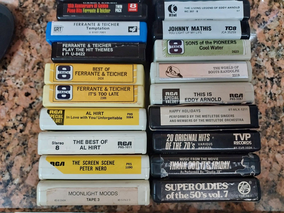 USED RARE 8 TRACK TAPES-YOUR CHOICE-SOLD AS IS-NO RETURNS-WE COMBINE ...