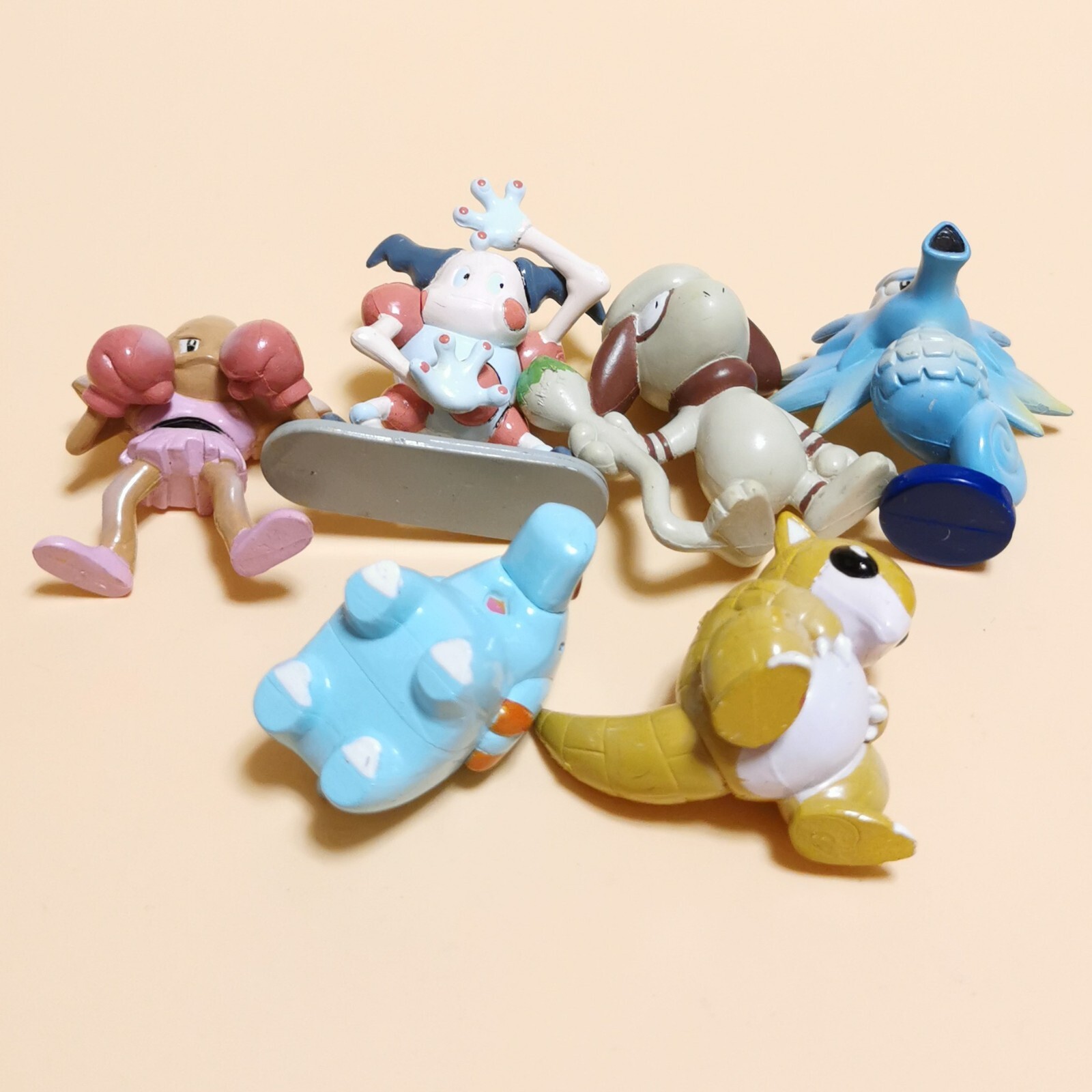 TOMY Pokemon Lot of 6 Mini Figure CGTSJ Bootleg Toy PHANPY SMEARGLE MR ...