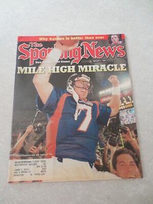 SPORTING NEWS Magazine, FEBRUARY 2, 1998, JOHN ELWAY - DENVER BRONCOS ...