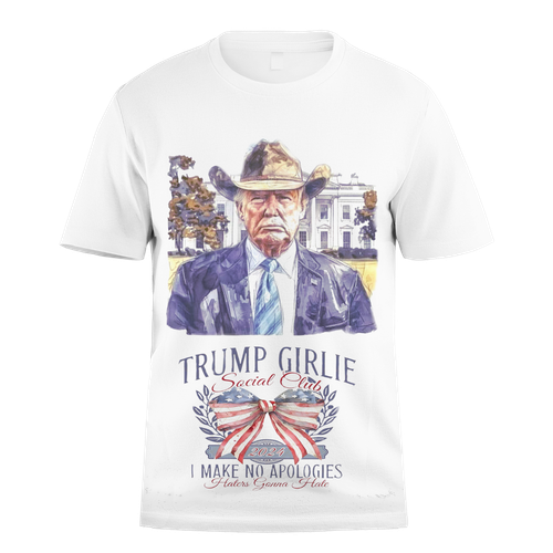 Trump Girlie Social Club T-Shirt Free Shipping - Trump 2024, Fight | eBay