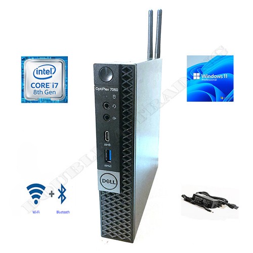 Dell OptiPlex 7060 Micro i7-8700 & up to 64GB RAM & 2*2TB SSD & Wi-Fi ...